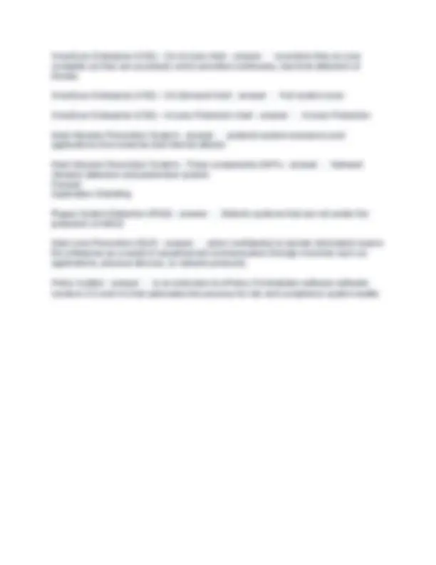 Host Based Security System (HBSS) Questions with Accurate Answers ...