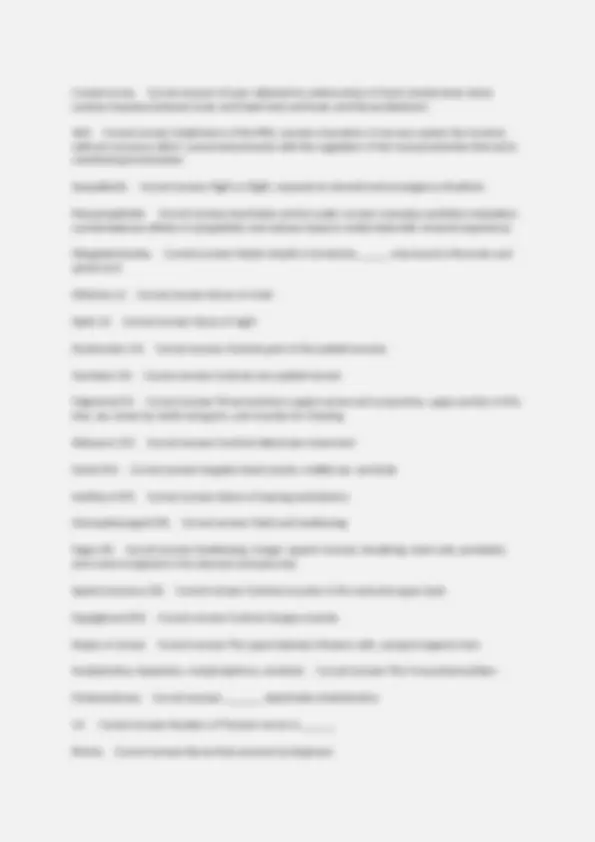 A&P NERVOUS SYSTEM STUDY GUIDE WITH ALL CORRECT & VERIFIED ANSWERS ...