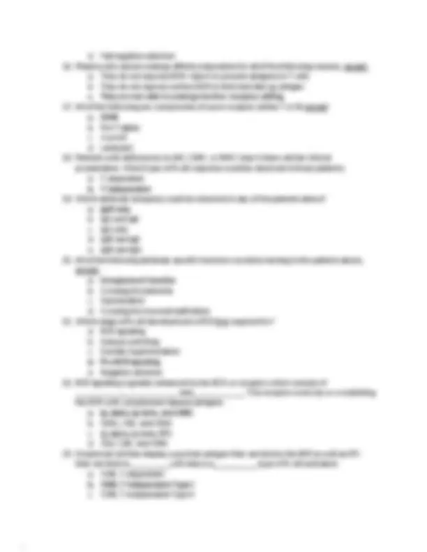 Immunology Exam 1 Multiple Choice Questions With Complete Solutions ...