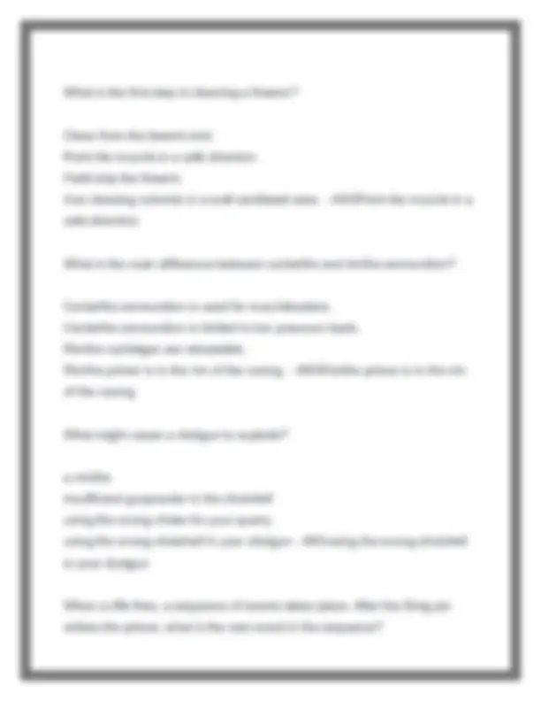 Hunter Safety - Unit 2 Quiz Questions and Verified Answers | Exams ...