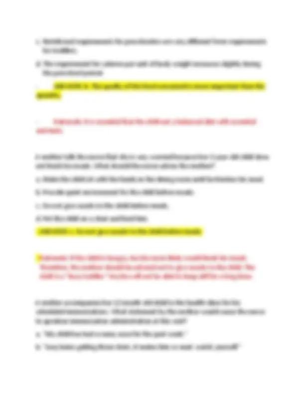 Pediatrics Final Exam ACCURATE QUESTIONS AND DETAILED ANSWERS ...