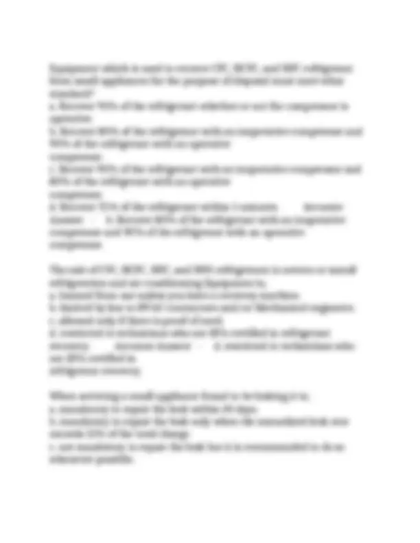 TYPE I, TYPE II , TYPE III(EPA SECTION 608) EXPLAINED. | Exams ...