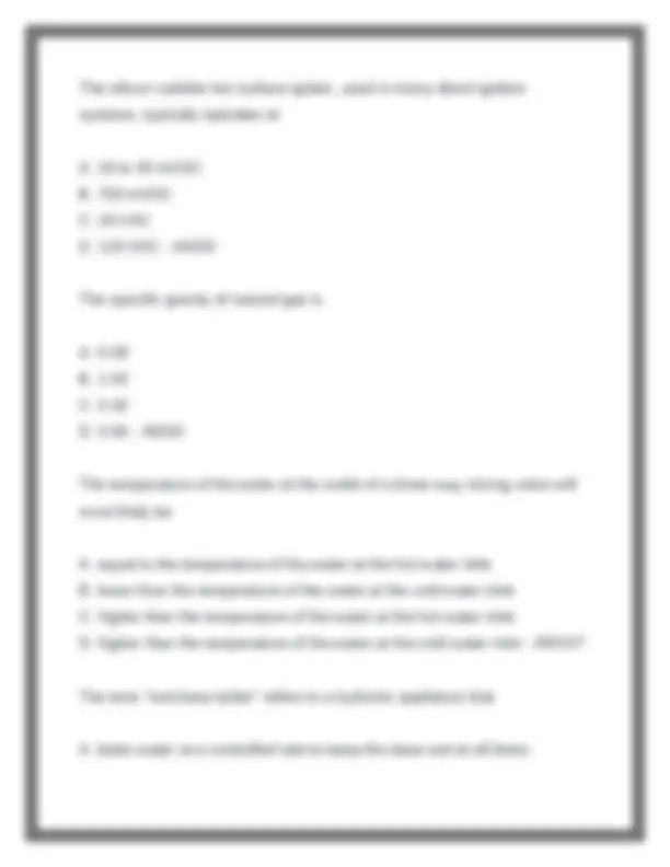 Gas and Electric Heat Exam Review: Questions and Answers | Exams Energy ...