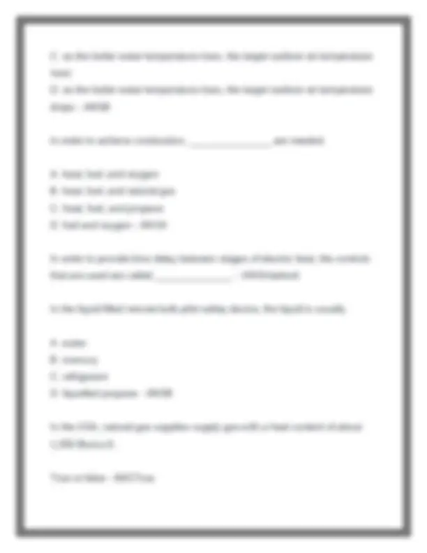 Gas and Electric Heat Exam Review: Questions and Answers | Exams Energy ...