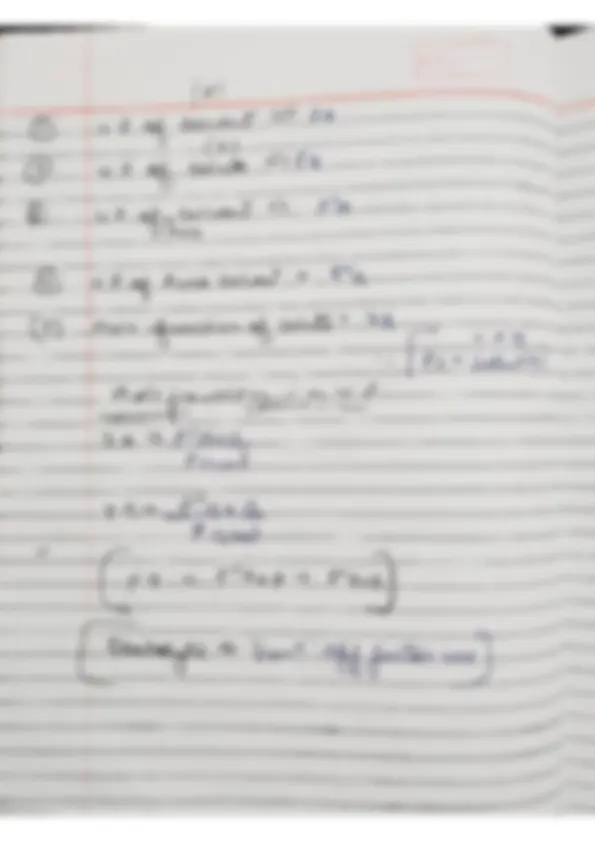 solutions [formula sheet ] | Cheat Sheet Chemistry | Docsity