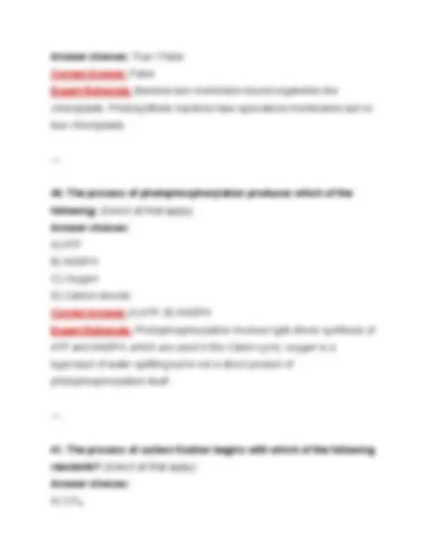 BIOD 171 Microbiology Module 2 Exam | 2025 Actual Exam | Portage ...