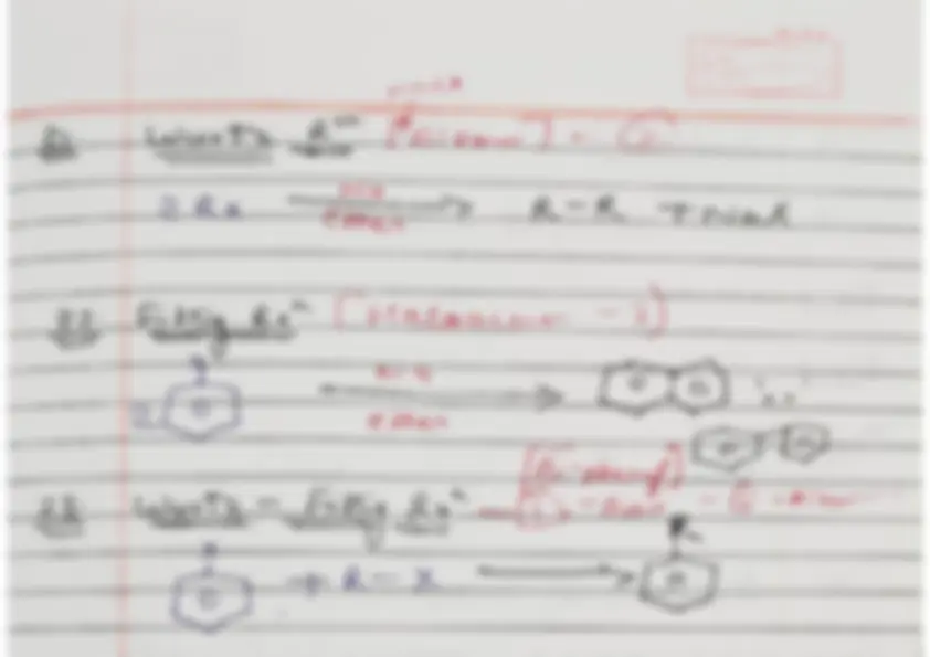 class 12th naming reactions cheat sheet | Cheat Sheet Chemistry | Docsity