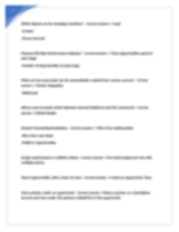 Salesforce Sales Cloud Consultant Exam 140 Questions With Precise