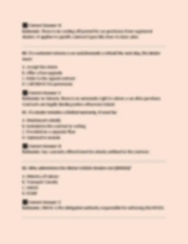 OMVIC Final Exam Practice Exam 2025 Questions, Correct Answers, and ...