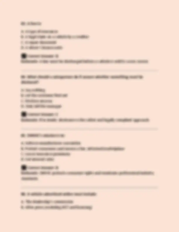 OMVIC Final Exam Practice Exam 2025 Questions, Correct Answers, and ...