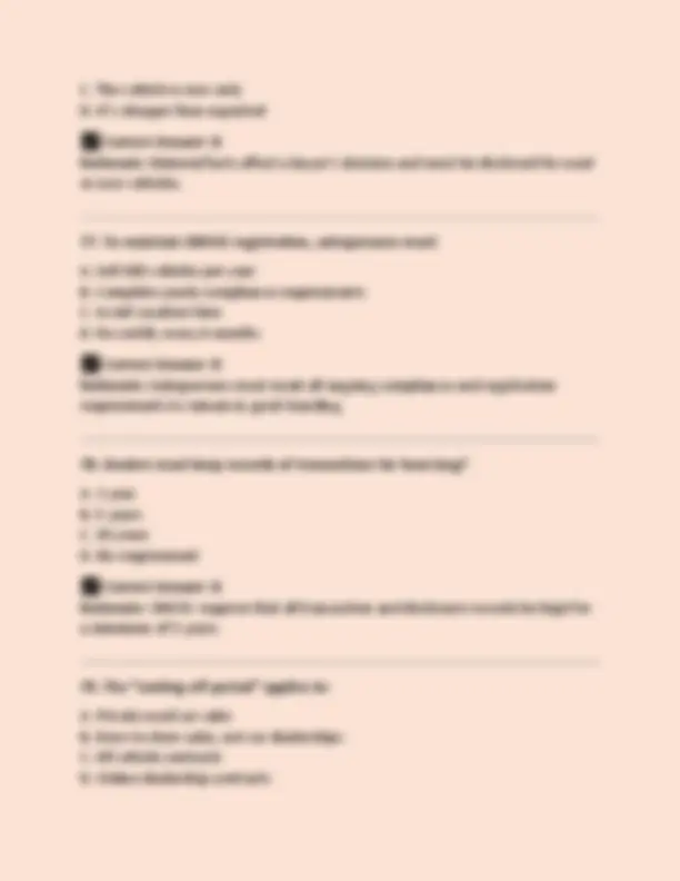 OMVIC Final Exam Practice Exam 2025 Questions, Correct Answers, and ...