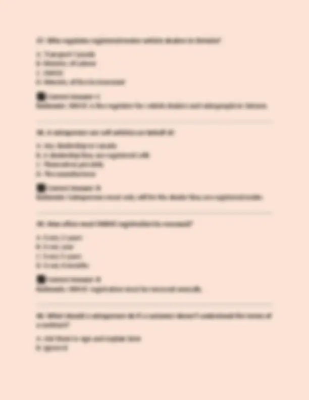 OMVIC Final Exam Practice Exam 2025 Questions, Correct Answers, and ...