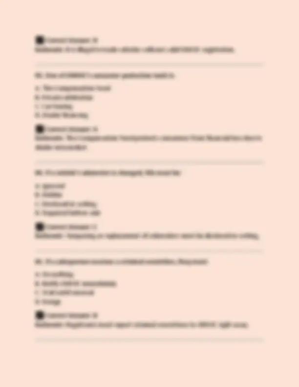 OMVIC Final Exam Practice Exam 2025 Questions, Correct Answers, and ...