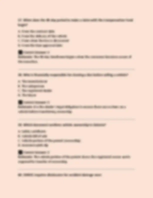 OMVIC Final Exam Practice Exam 2025 Questions, Correct Answers, and ...