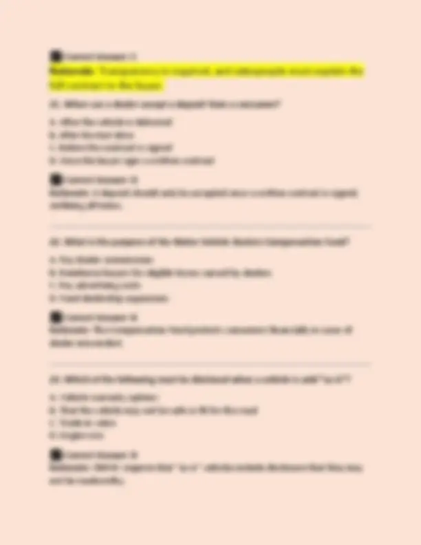 OMVIC Final Exam Practice Exam 2025 Questions, Correct Answers, and ...