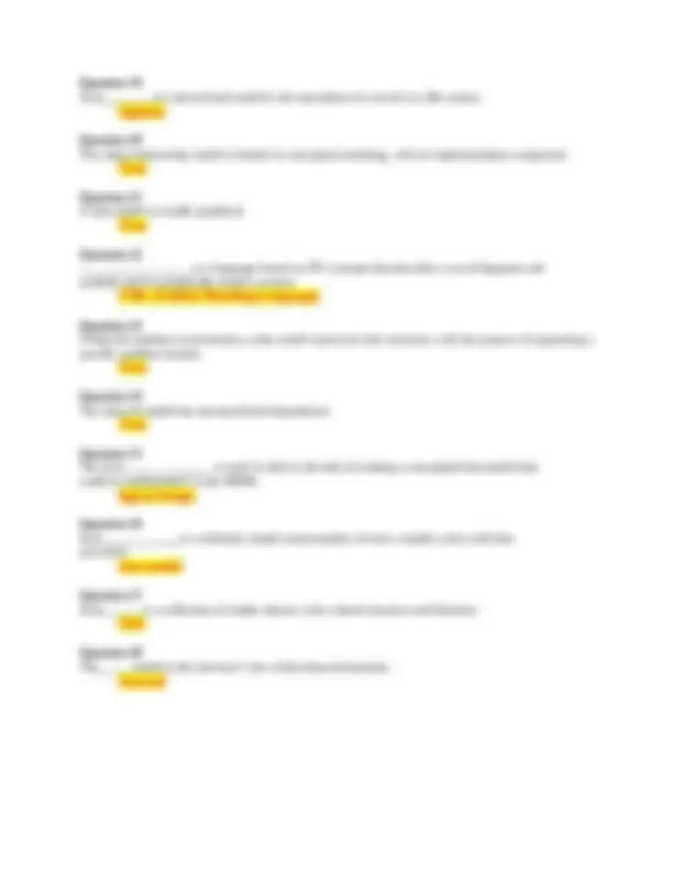 CIS 223 Database Midterm Review Quiz Exam Questions and Answers Rated A+. University-Newpo ...