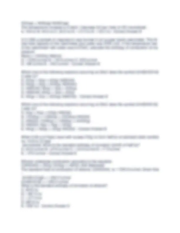 STRAIGHTERLINE CHEMISTRY FINAL EXAM VERSIONS 1 & 2 LATEST 2024 2025 ...