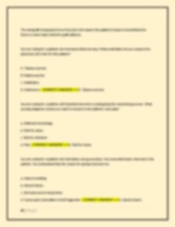 Nclex Rn Exam 2025 Newest Actual Exam Test Bank Complete Questions With