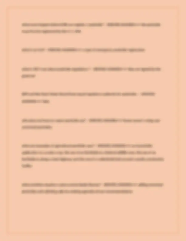 California QAL Exam Prep: Pesticide Use, Regulations, and Safety ...