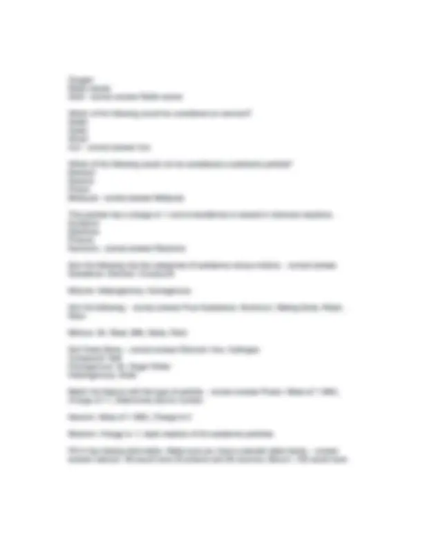 Exam 1 CHEM120 CHEM 120 (Latest Update 2025 2026) Intro to General ...