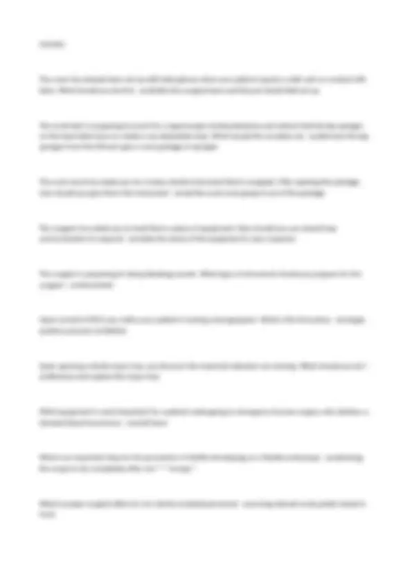 Prophecy Questions and Answers.odt | Exercises Nursing | Docsity