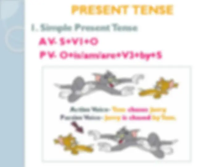 Active and Passive Voice. | Slides English | Docsity