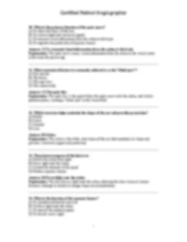 Certified Retinal Angiographer | Exams Technology | Docsity