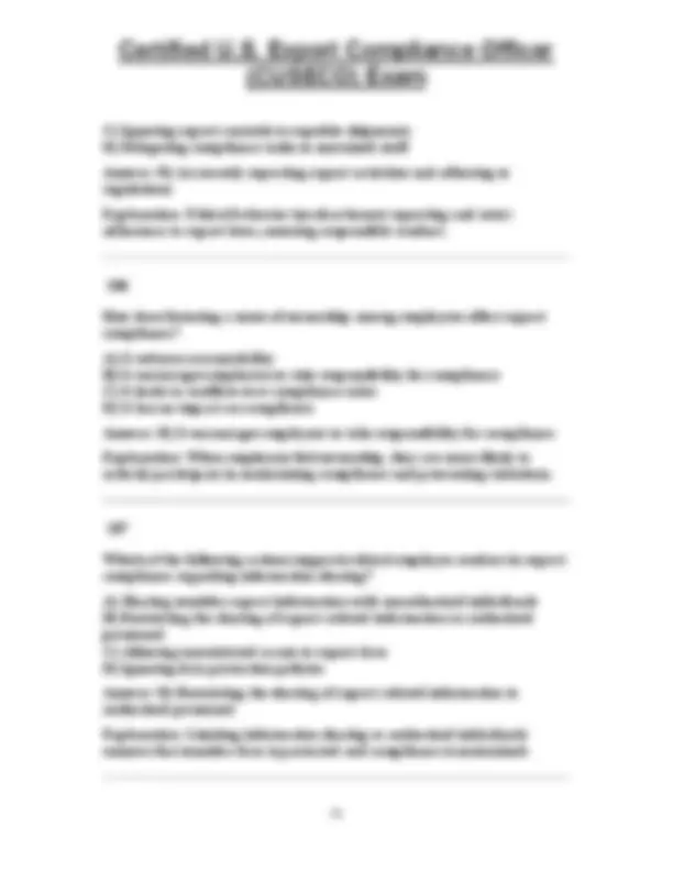 Certified U.S. Export Compliance Officer (CUSECO) Exam | Exams ...