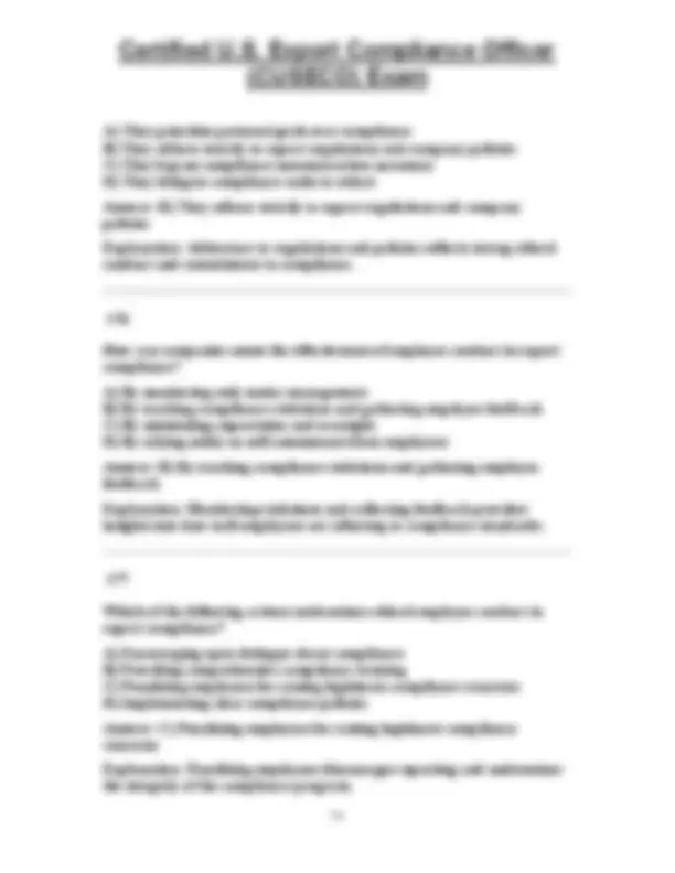 Certified U.S. Export Compliance Officer (CUSECO) Exam | Exams ...