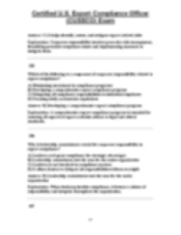Certified U.S. Export Compliance Officer (CUSECO) Exam | Exams ...