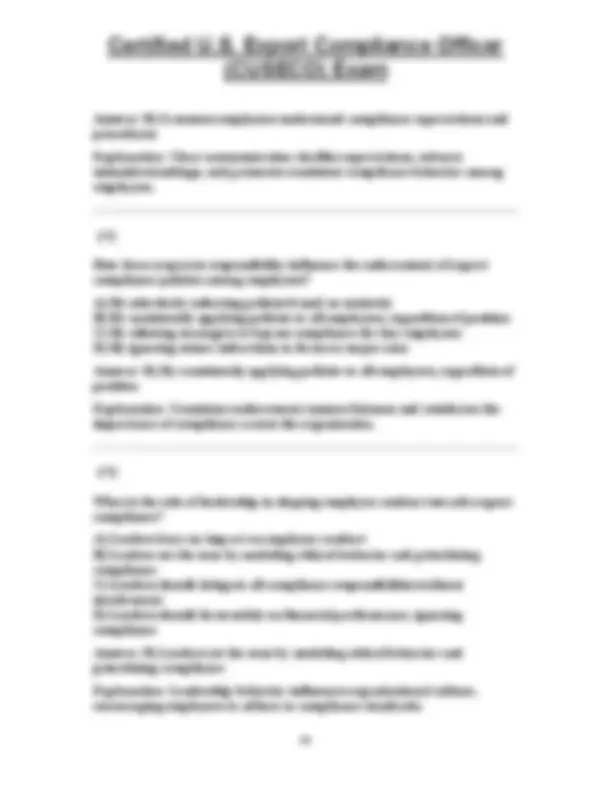Certified U.S. Export Compliance Officer (CUSECO) Exam | Exams ...