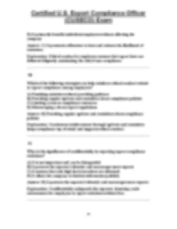 Certified U.S. Export Compliance Officer (CUSECO) Exam | Exams ...