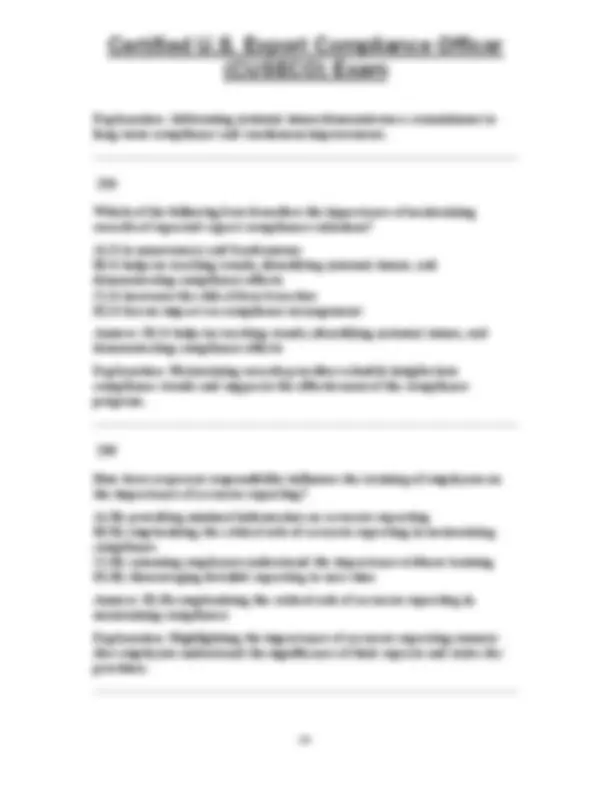 Certified U.S. Export Compliance Officer (CUSECO) Exam | Exams ...