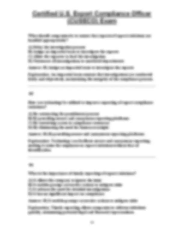 Certified U.S. Export Compliance Officer (CUSECO) Exam | Exams ...