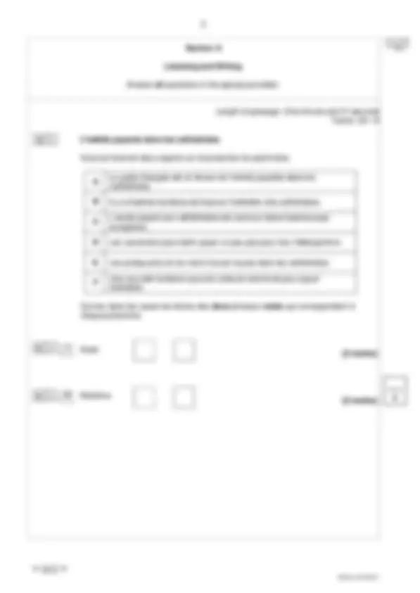 AQA A-LEVEL FRENCH Paper 1 Listening, Reading and Writing JUNE 2024 ...