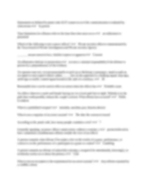 Skills USA Criminal Justice Quiz Bowl Study Guide Questions with ...