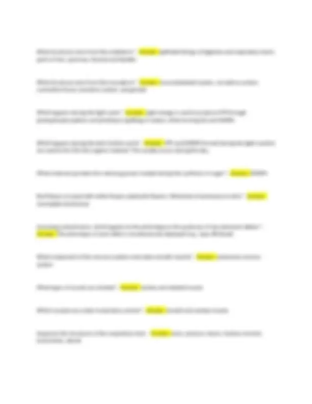 Mark's DAT Biology Questions and Complete Solutions Graded A+ | Exams ...