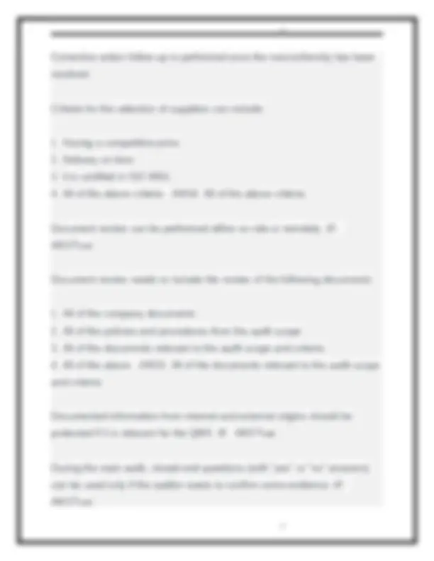 ISO 9001:2015 Internal Auditor Course– Practice Exam Latest 2025-2026 ...