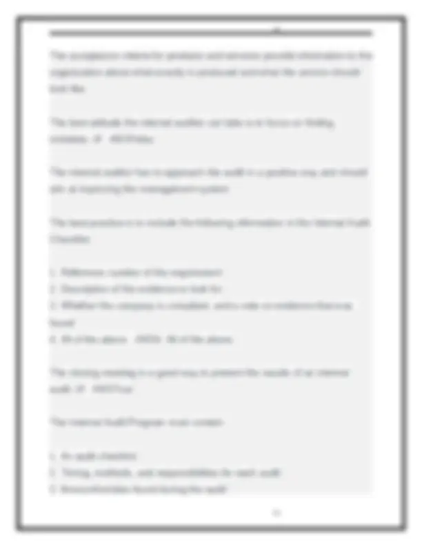 ISO 9001:2015 Internal Auditor Course– Practice Exam Latest 2025-2026 ...