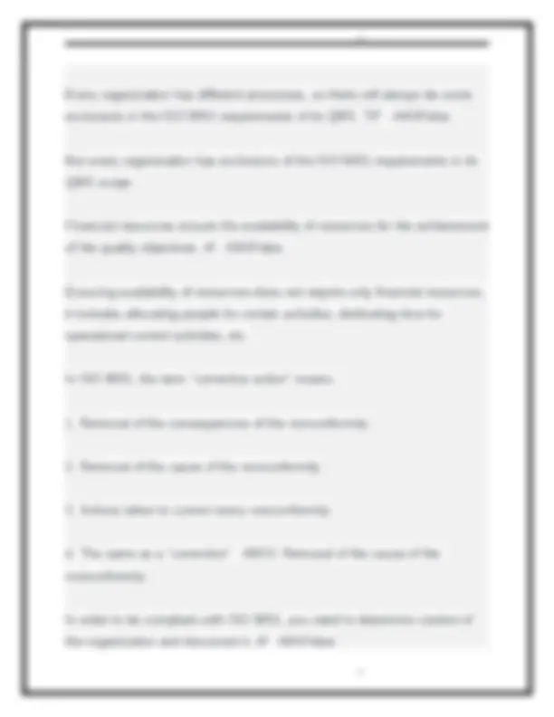 ISO 9001:2015 Internal Auditor Course– Practice Exam Latest 2025-2026 ...