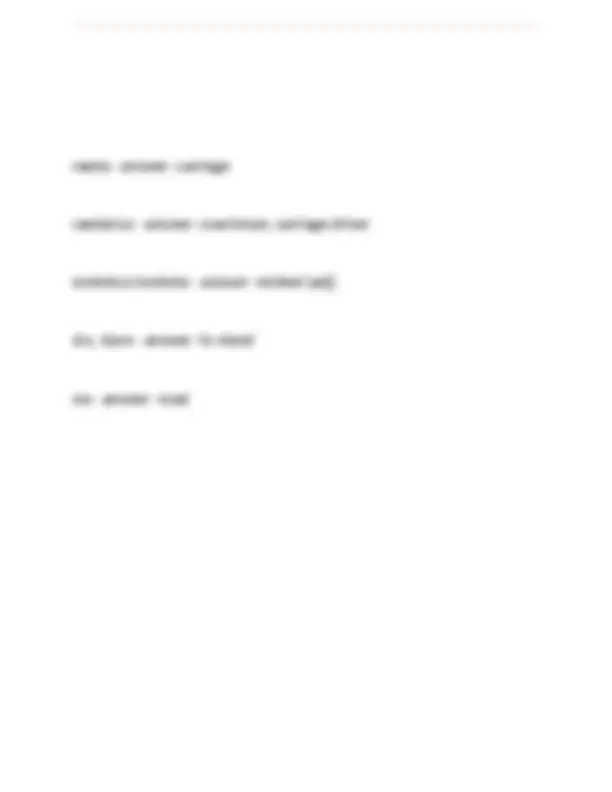 Ecce Romani Chapter 10 exam update.docx | Exams Nursing | Docsity