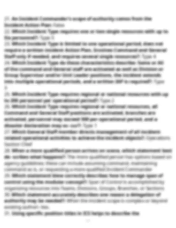 NIMS-IS 200.c Final Exam quiz complete newest 100% correct solutions ...