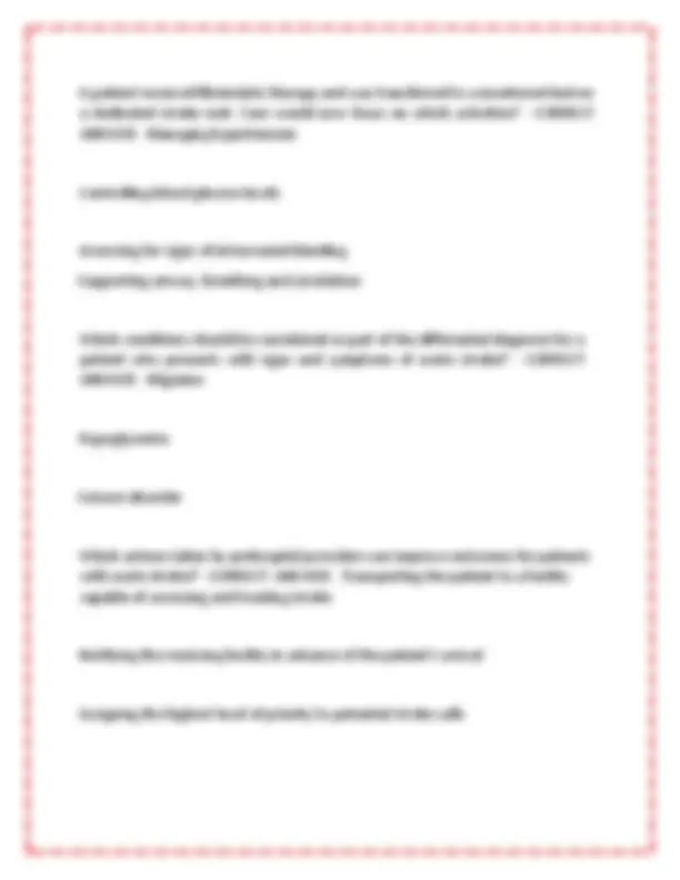 AMERICAN RED CROSS ACLS FINAL EXAM 2025 LATEST REAL QUESTIONS AND ...