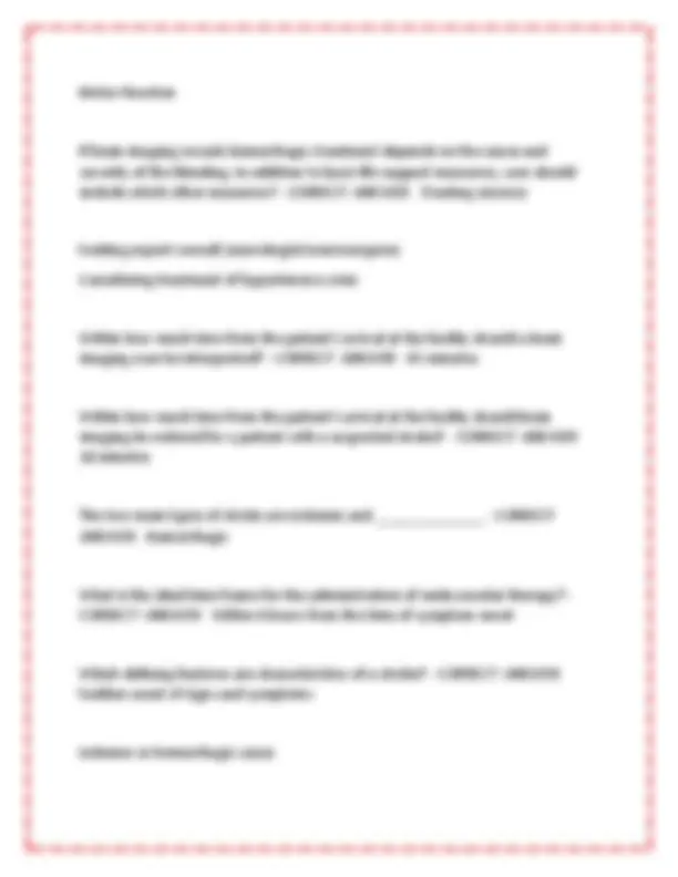 AMERICAN RED CROSS ACLS FINAL EXAM 2025 LATEST REAL QUESTIONS AND ...