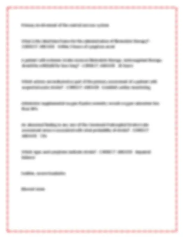 AMERICAN RED CROSS ACLS FINAL EXAM 2025 LATEST REAL QUESTIONS AND ...