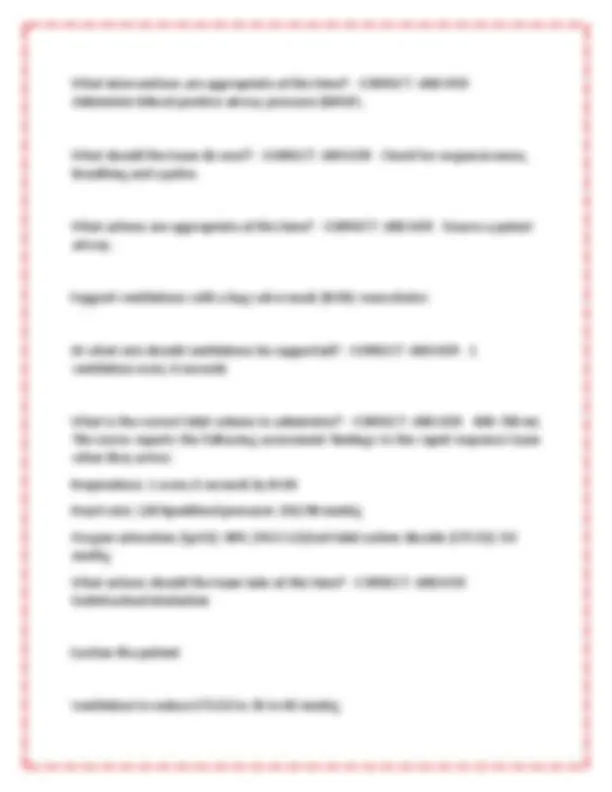 AMERICAN RED CROSS ACLS FINAL EXAM 2025 LATEST REAL QUESTIONS AND ...