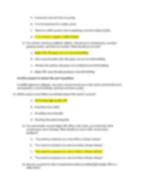 Basic life support exam 2025 with 100% verified solutions | Exams ...