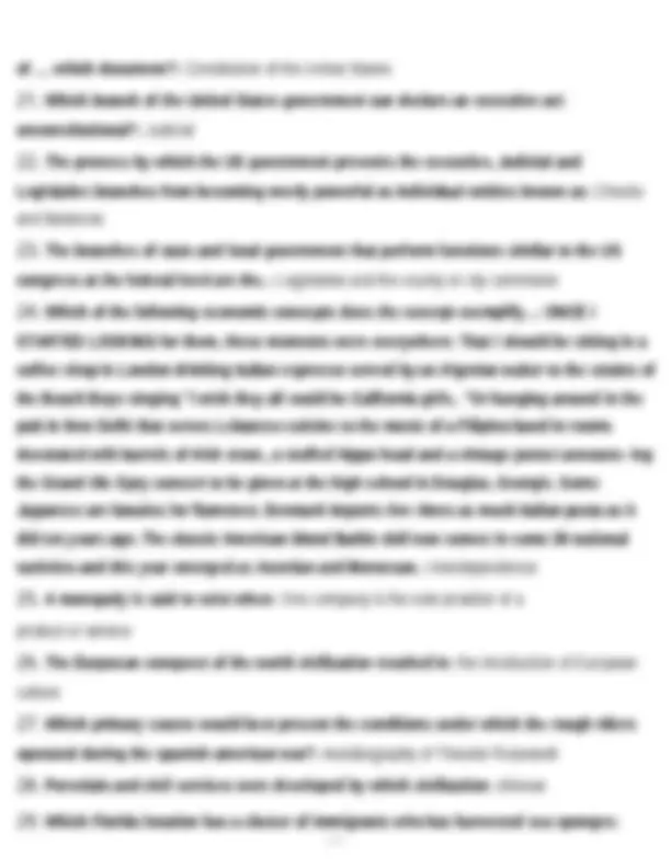 FTCE Elementary K-6 Social Studies Revision Questions: A Comprehensive ...