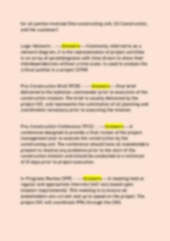 EBOLC PROJECT MANAGEMENT EXAM NEWEST 2025/2026 QUESTIONS AND VERIFIED ...