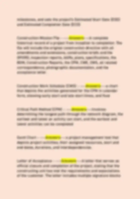 EBOLC PROJECT MANAGEMENT EXAM NEWEST 2025/2026 QUESTIONS AND VERIFIED ...